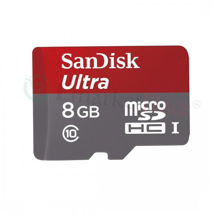 Micro SD CARD 8gb Sandisk Ultra class 10 ความเร็ว 48mb/s สำหรับ Smart ...