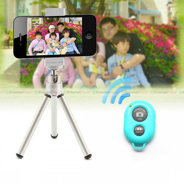 บลูทูธชัตเตอร์สำหรับมือถือ ios/android รีโมทถ่ายรูปไร้สาย Bluetooth ...